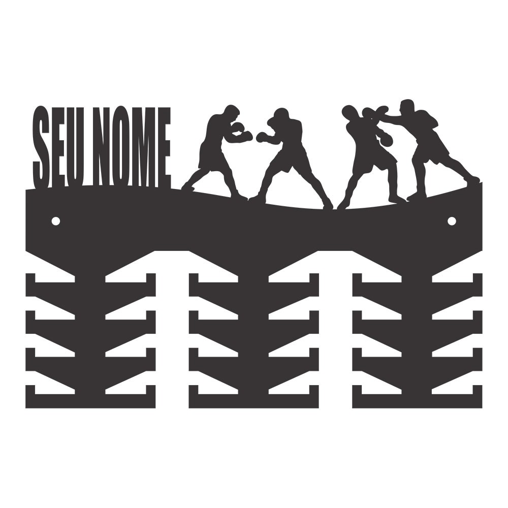 Porta Medalhas Boxe Em Madeira Mdf 6mm Personalizado | Shopee Brasil
