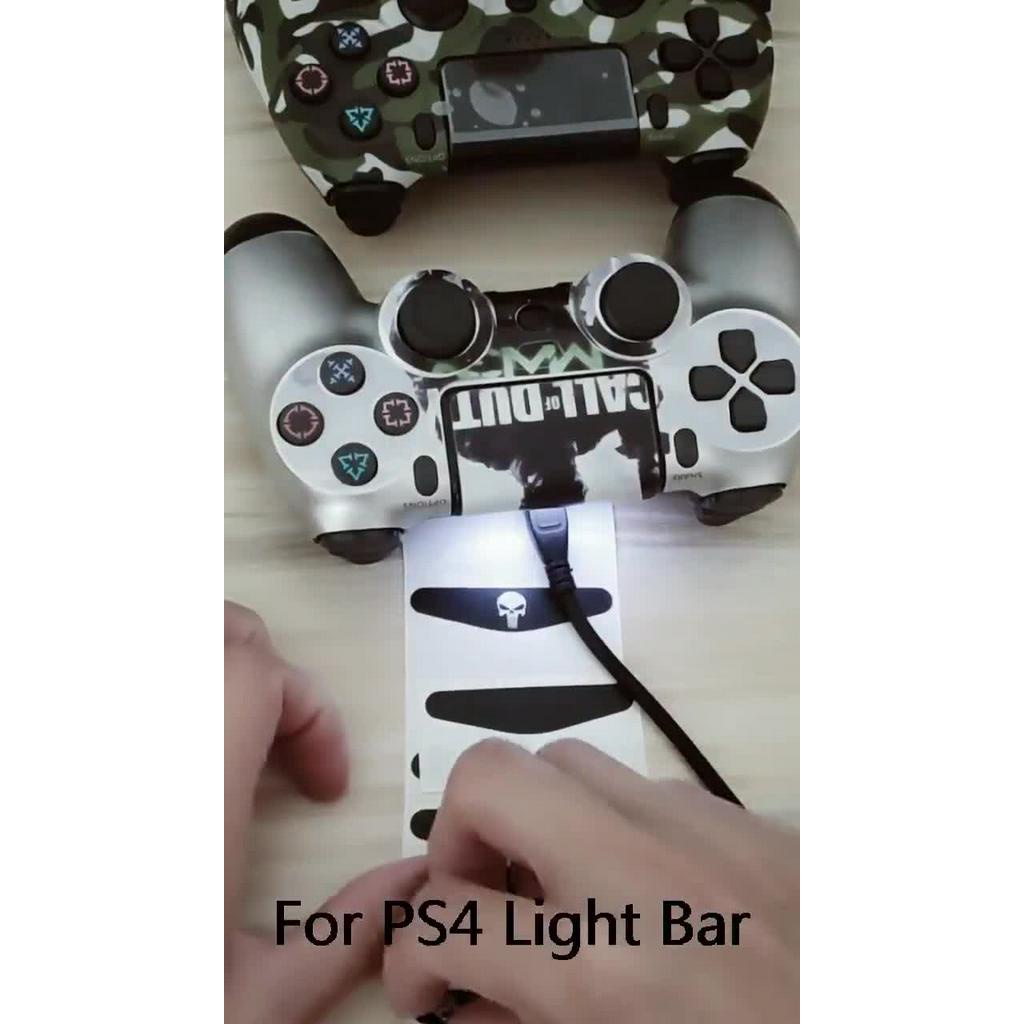 Adesivo da barra de LED (Lightbar) do controle de PS4 - Lista 1 (01 ao ...