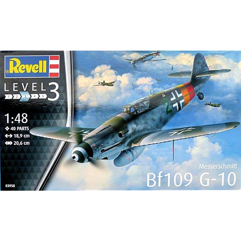 Aviao Messerschmitt Bf-109 G10 kit Revell 1/48 Plastimodelismo | Shopee ...