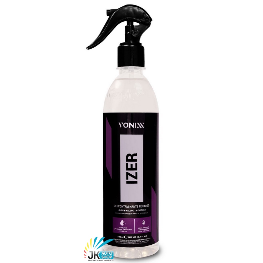 Izer Descontaminante Ferroso Para Rodas 500ml Vonixx | Shopee Brasil
