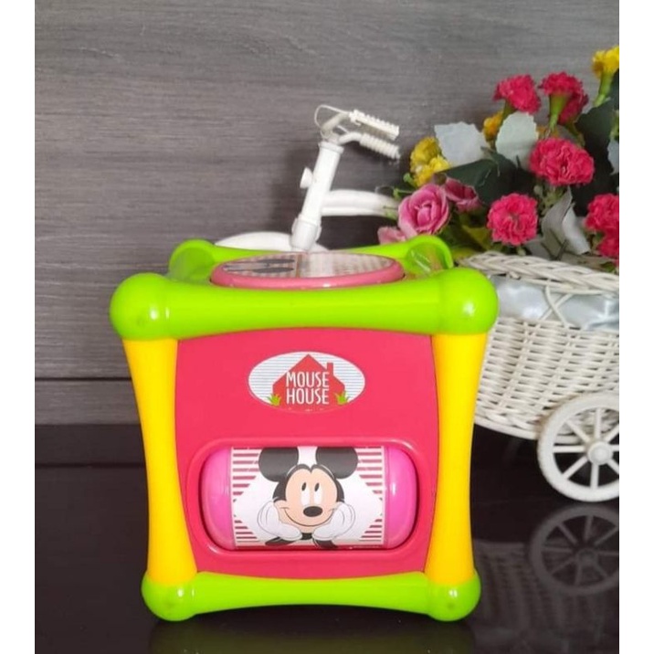 Cubo de Atividades Dican Disney Baby Rosa conforme fotos | Shopee Brasil