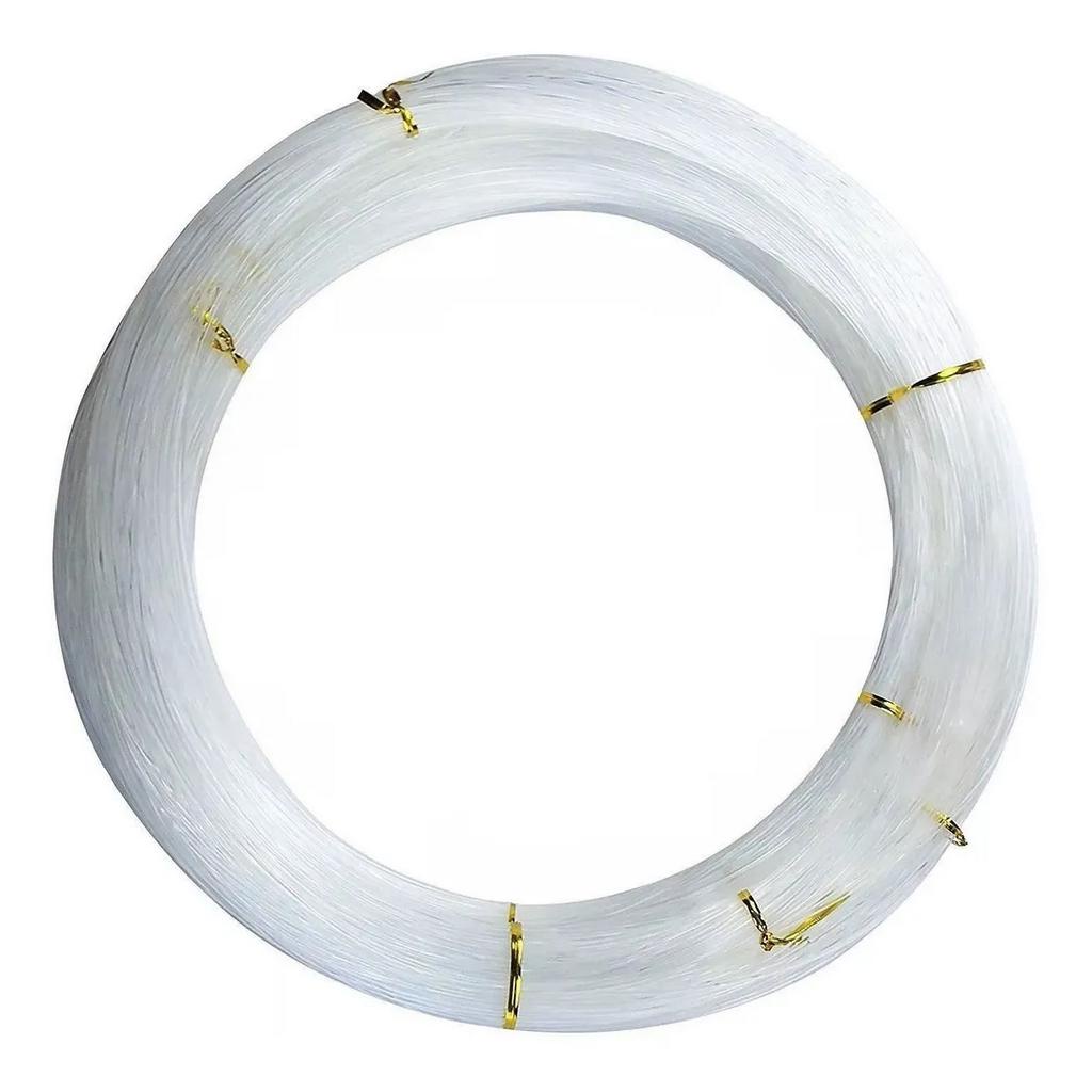 Linha pesca meada nylon 1,00 mm (0100) branco 1000 metros | Shopee Brasil