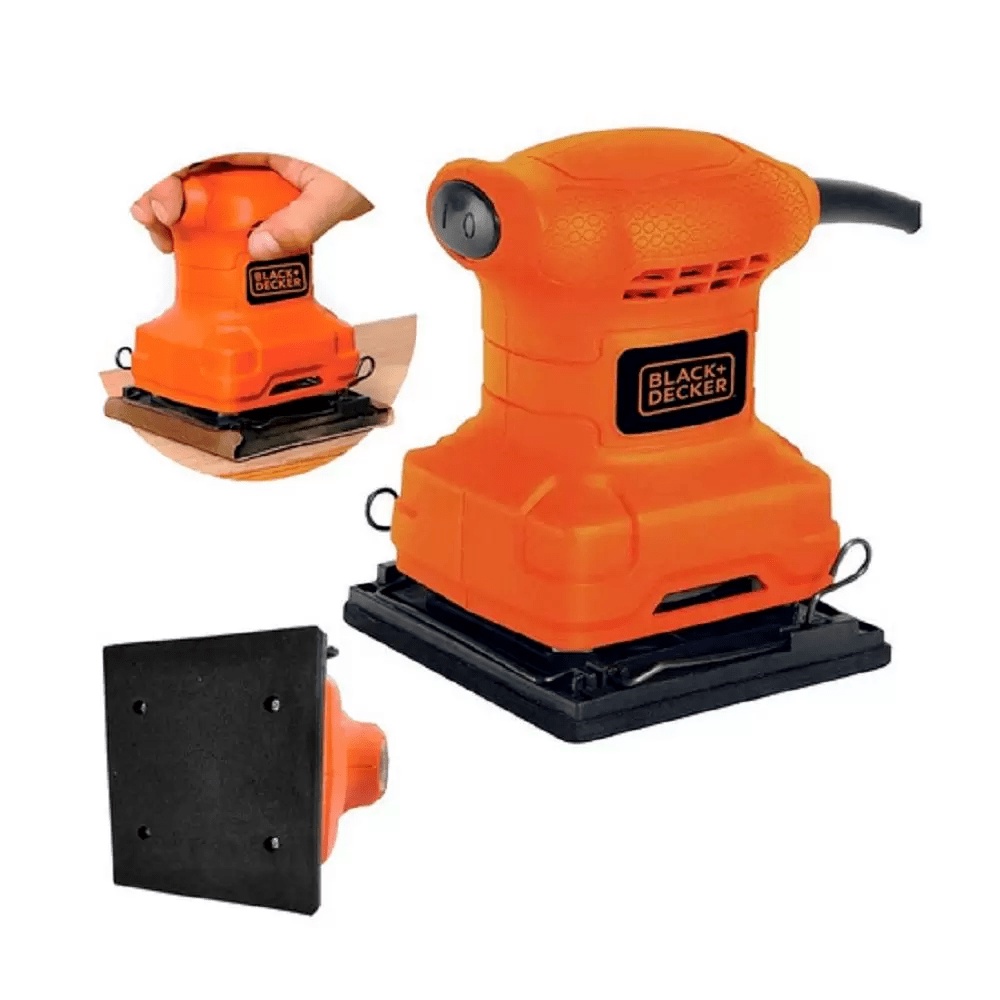 Lixadeira Orbital De Parede Madeira Elétrica Black Decker 1/4 200w 127v ...