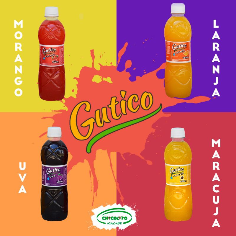 Suco de Vários Sabores GUTICO- 500ml | Shopee Brasil