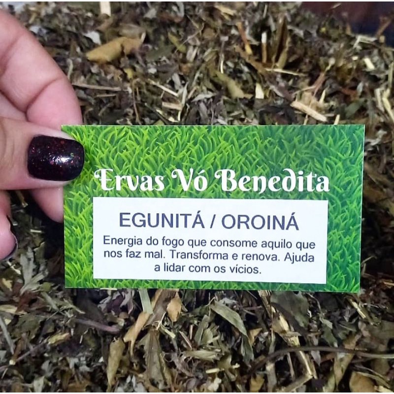 Egunitá / Oroiná 15g - Kit 2 banhos de ervas | Shopee Brasil