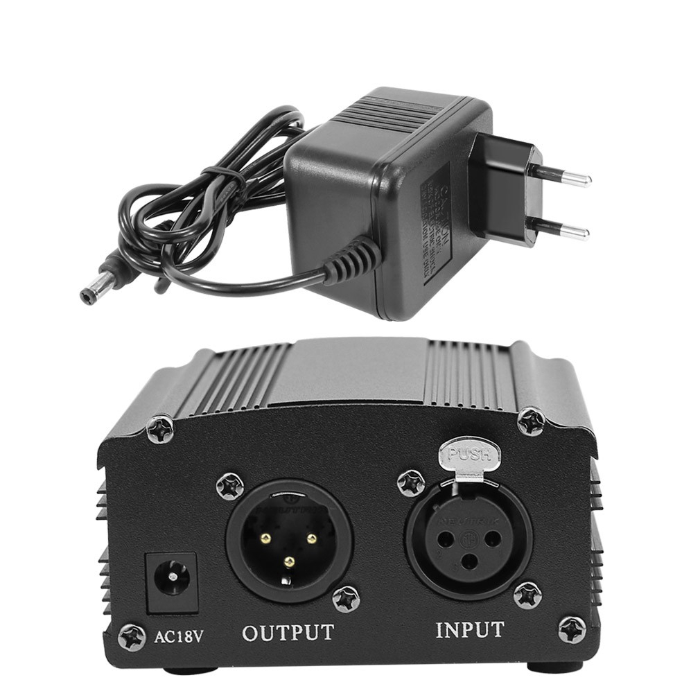 48V Phantom Power For BM 800 Condenser Microphone Studio Recording ...