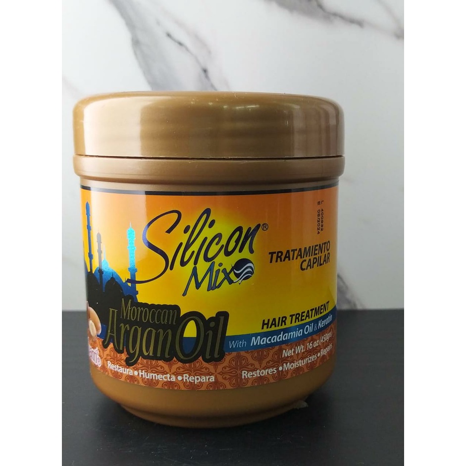 Mascara da Silicon Mix Moroccan Argan Oil 450g | Shopee Brasil