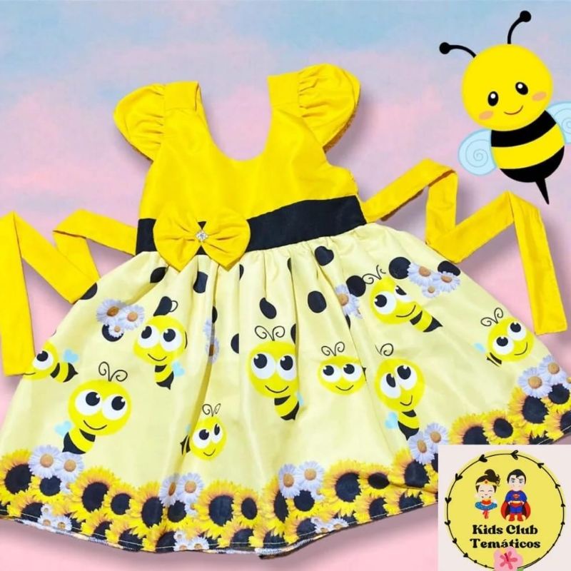 Vestido Abelhinha simples PP | Shopee Brasil