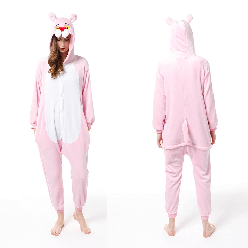 Animal Pijamas Pantera Cor De Rosa Spiderman Kigurumi Pijama Onesies ...