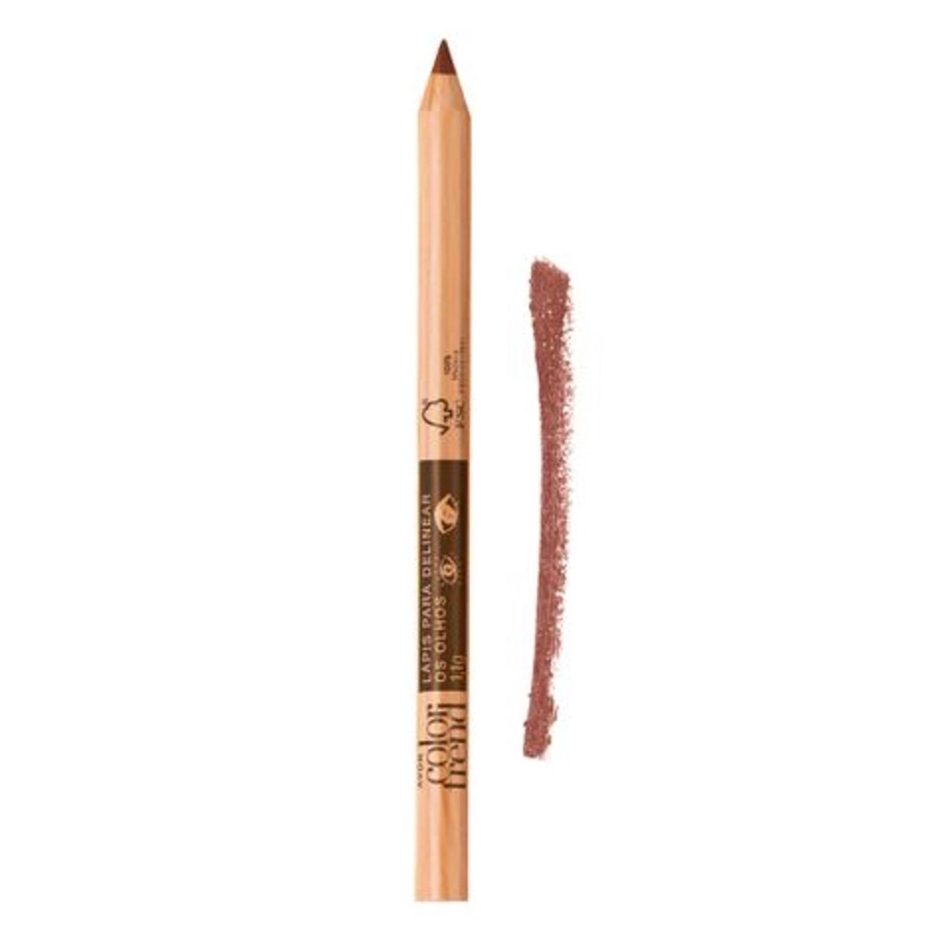 Avon Lápis para Delinear os Olhos Color Trend 1,1g Bronze Metálico ...