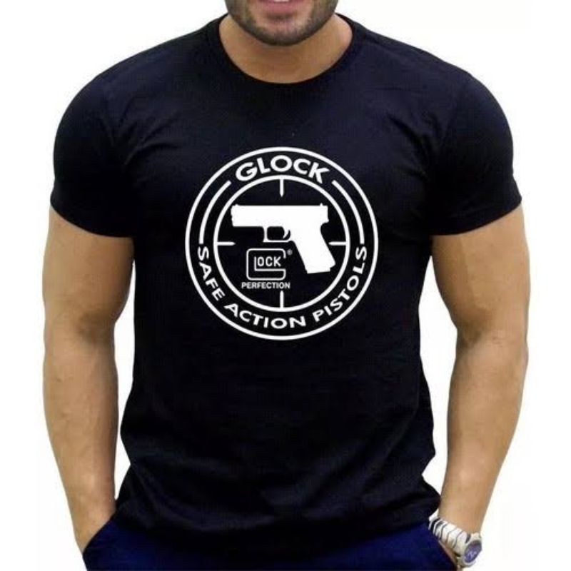 Camiseta Glock Militar Profissional Envio Já 100% Algodão | Shopee Brasil