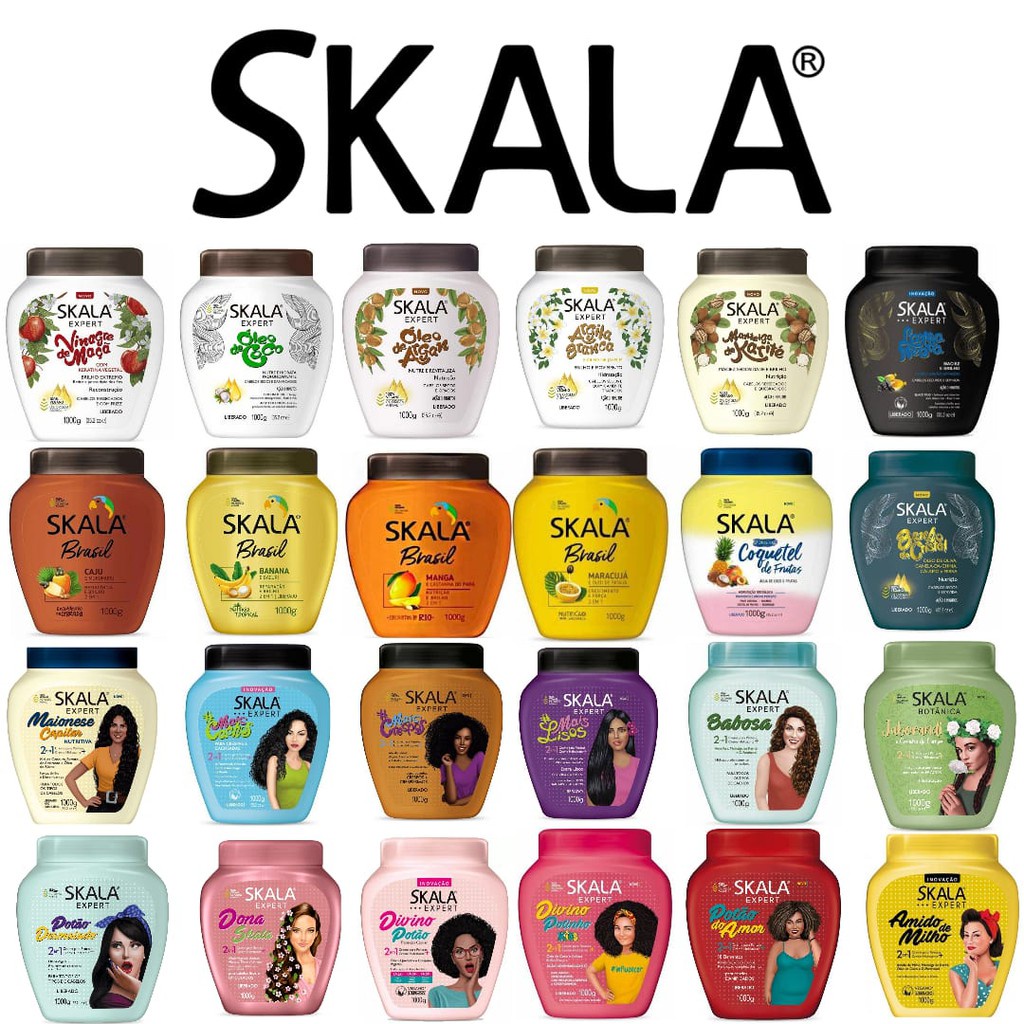 Kit Atacado 6 Unidades Creme Tratamento Skala 1kg (LEIA A DESCRIÇÃO ...