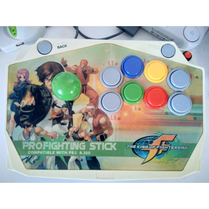Controle Arcade Wireless Pro-fighting Joystick Design Pc / Ps1 / Ps2 ...