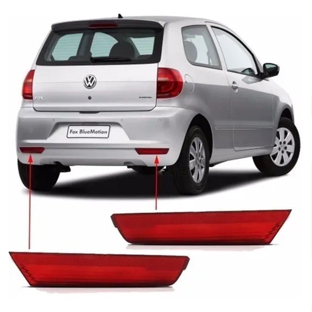 Refletor Parachoque Traseiro Vw Fox 2010 2011 2012 2013 2014 | Shopee ...