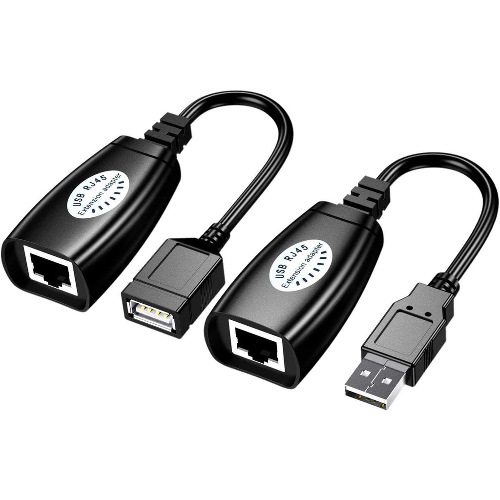 Cabo Usb Adptador Extensor Rj45 Usb Via Cabo De Rede | Shopee Brasil