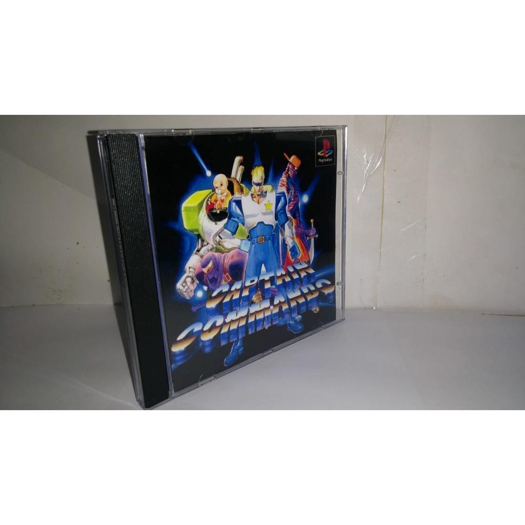 PS1-Captain Commando-CD preto | Shopee Brasil
