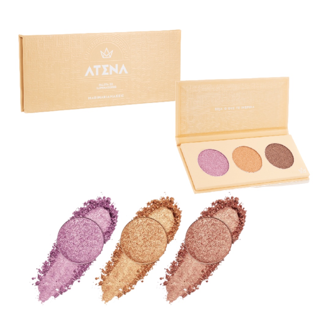 Paleta De Iluminador FACIAL CORPORAL Mari Maria Atena Deusas Gregas ...