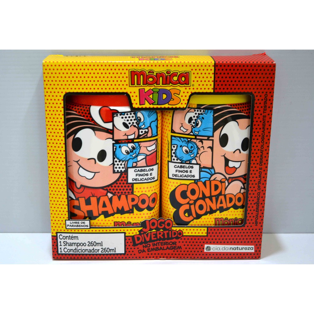 Kit Shampoo + Condicionador Turma da Mônica Kids | Shopee Brasil