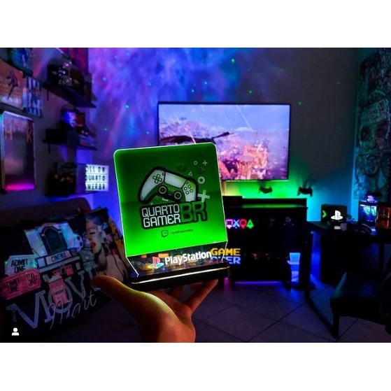Luminária Colorida Personalizada Gamer Playstation Xbox | Shopee Brasil