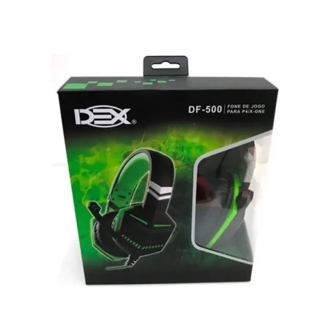 Headset Gamer Dex Df-500 P3 C/microfone Fone | Shopee Brasil