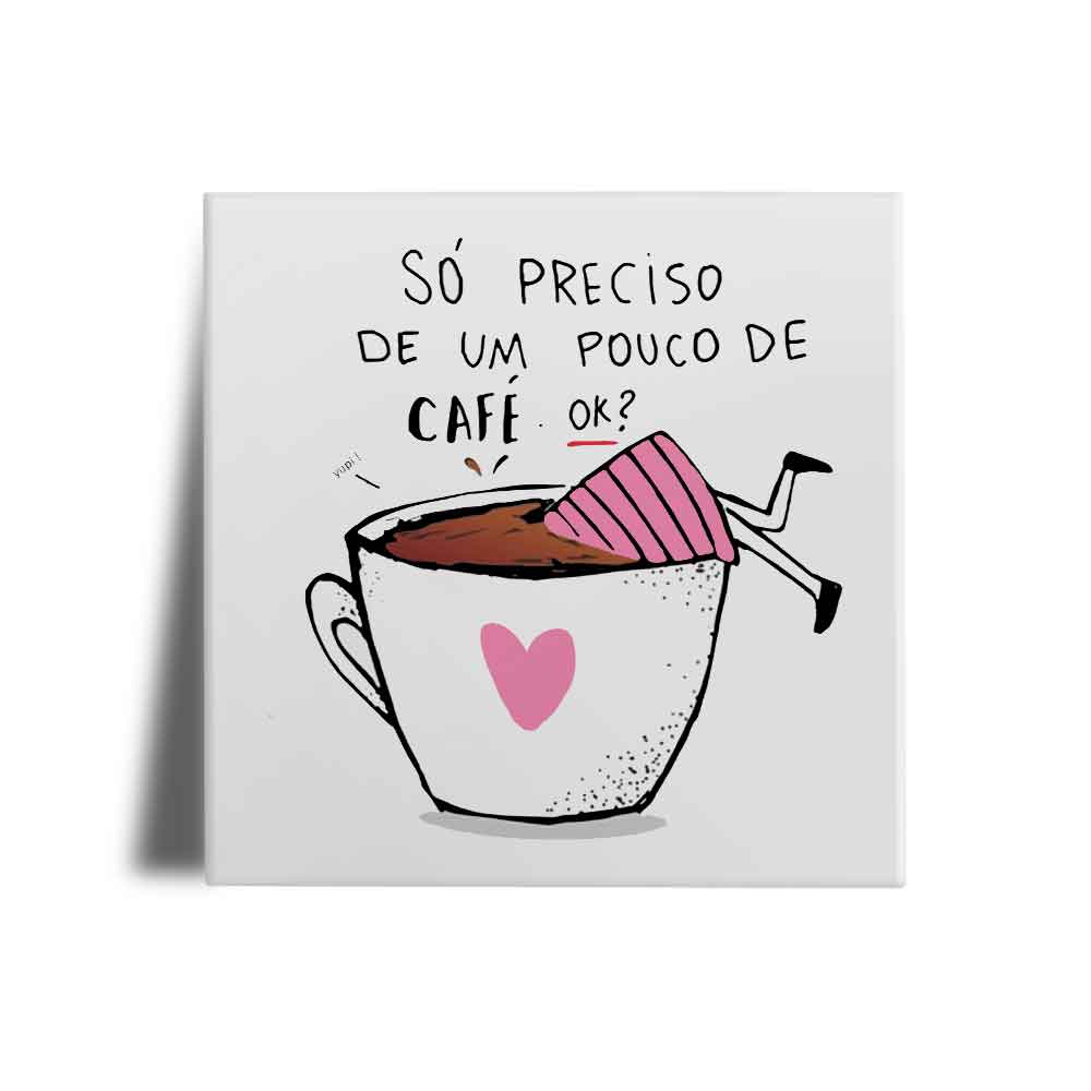 Azulejo Decorativo Cozinha / Cantinho do Café - Só Preciso de um Pouco ...