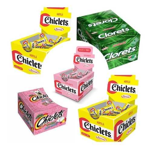 Caixa Chiclete de Saquinho Adams Tutti Fruit com 100 unidades Promoção ...