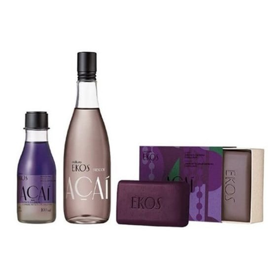 Kit Natura Ekos Açaí Colônia frescor 150ml + Óleo Trifásico 100ml ...