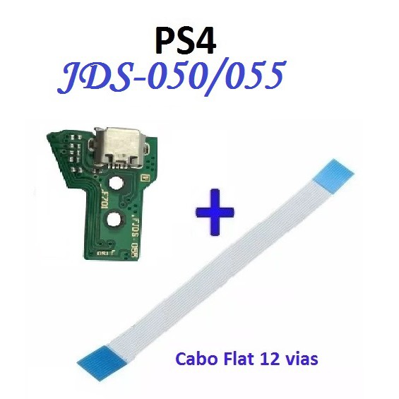Placa USB JDS-050/055 + Cabo Flat 12 vias para PS4 | Shopee Brasil