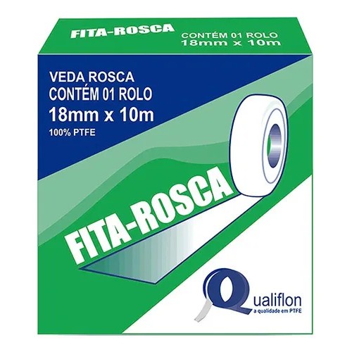Fita Veda Rosca 12mm x 05m - Qualiflon | Shopee Brasil