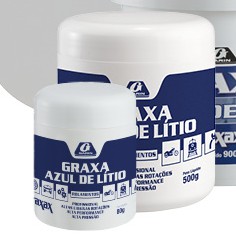 GRAXAX GRAXA DE LITIO PARA ROLAMENTOS - AZUL - GARIN - POTE DE 80g e ...