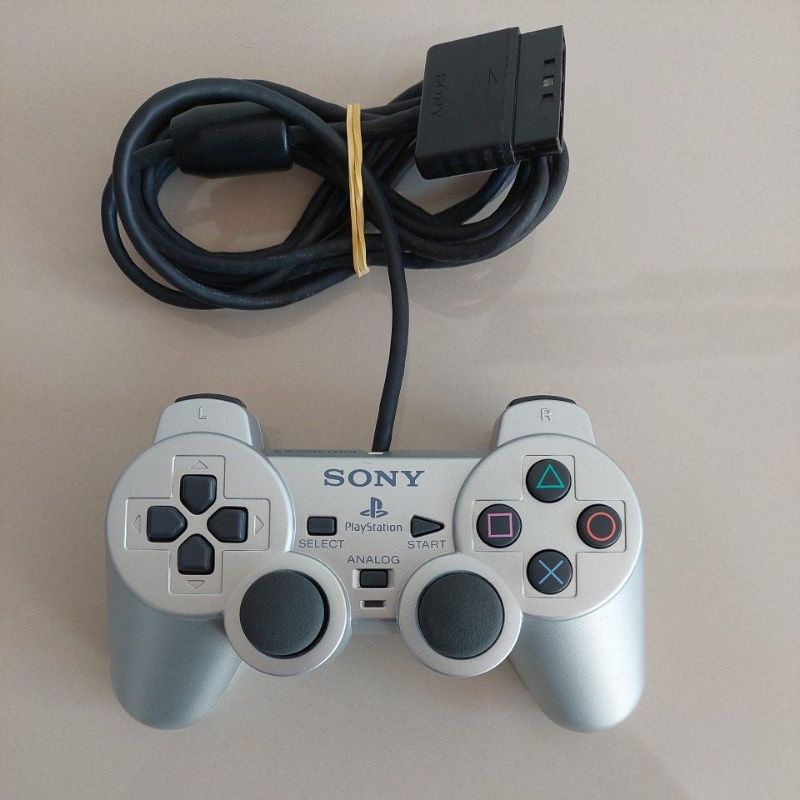 Controle Ps2 Original Prata SERIE H | Shopee Brasil