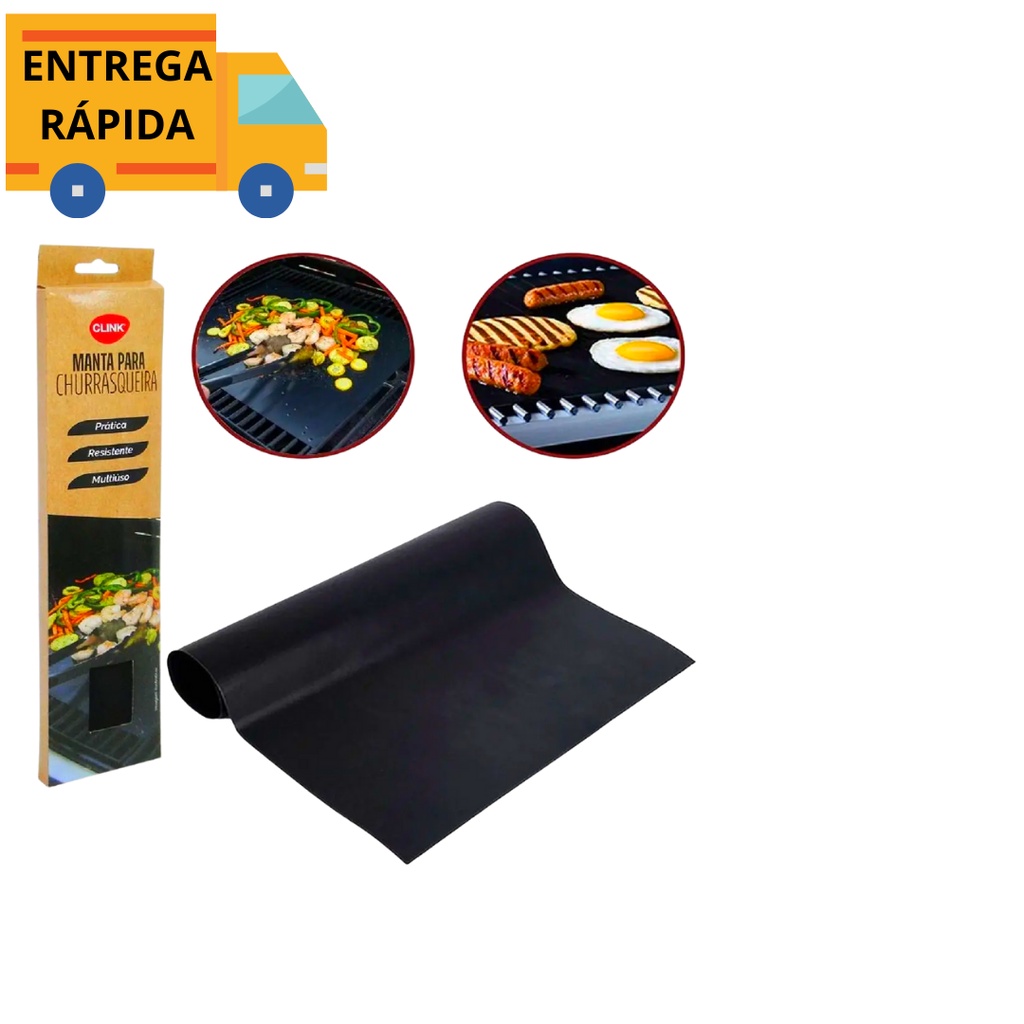 Manta Esteira Grill Antiaderente Para Churrasqueira Grelha Teflon Prime ...