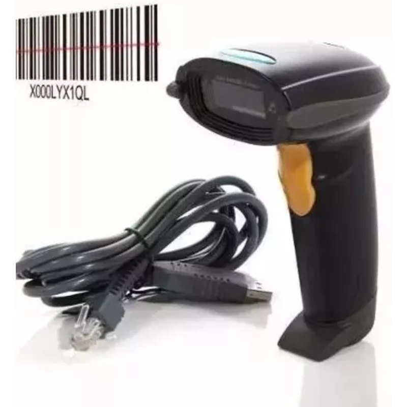 Leitor Código De Barras Com Fio Bar Code Scanner | Shopee Brasil
