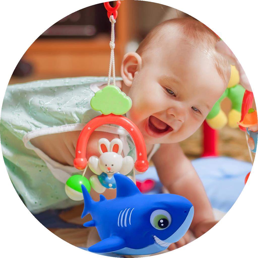 Mini Tubarao Macio Estimula Tato Brincadeira Divertida 3m+ | Shopee Brasil