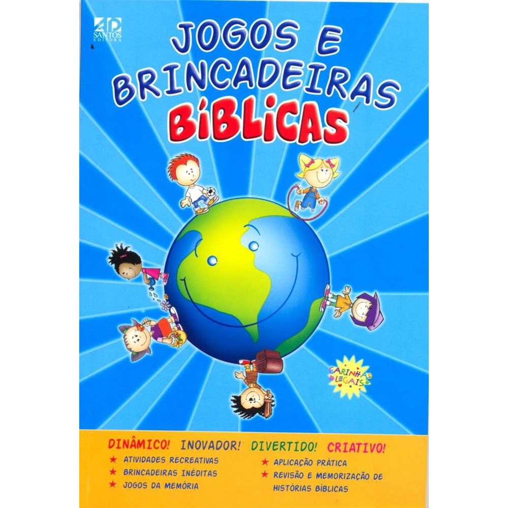 Livro Jogos E Brincadeiras Bíblicas Educativo | Shopee Brasil