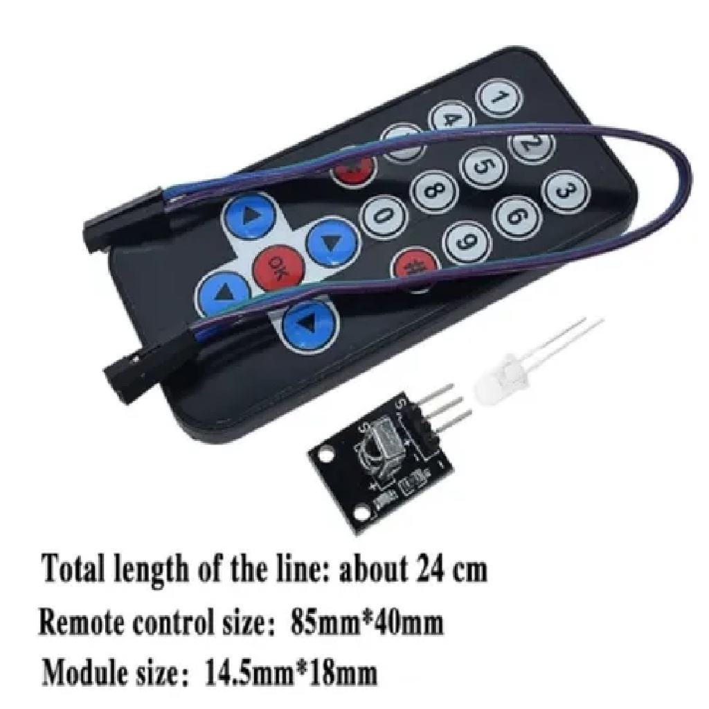 Kit com módulo de controle remoto, 1 lote infravermelho, ir, sem fio ...