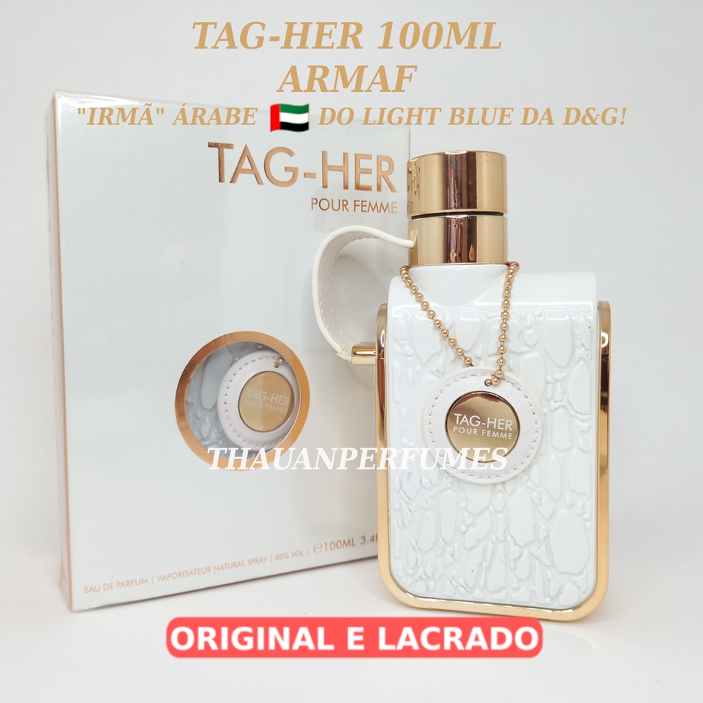 Perfume Feminino Importado TAG-HER EAU DE PARFUM 100 ML(insp. LIGHT ...