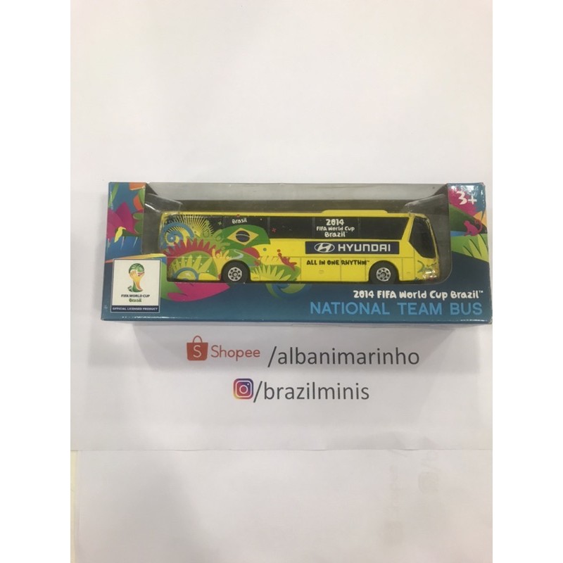 FIFA Bus - Miniatura Oficial - Brasil | Shopee Brasil
