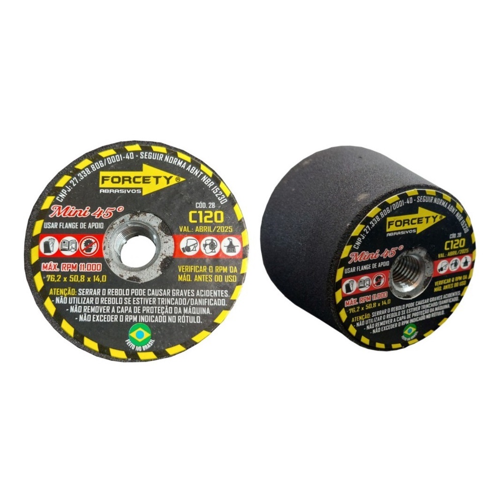 Rebolo Copo Cônico 3 Polegadas Gr.120 Marmoraria Porcelanato | Shopee ...