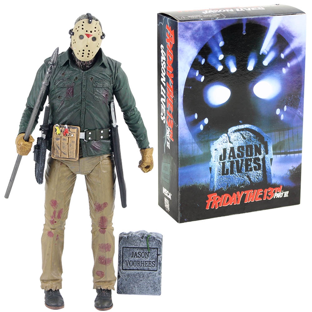 19 Cm NECA Friday the 13th Parte 6 Final Jason Lives PVC Action Figure ...