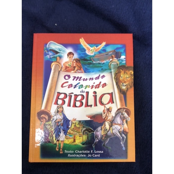 Livro O mundo colorido da bíblia | Shopee Brasil