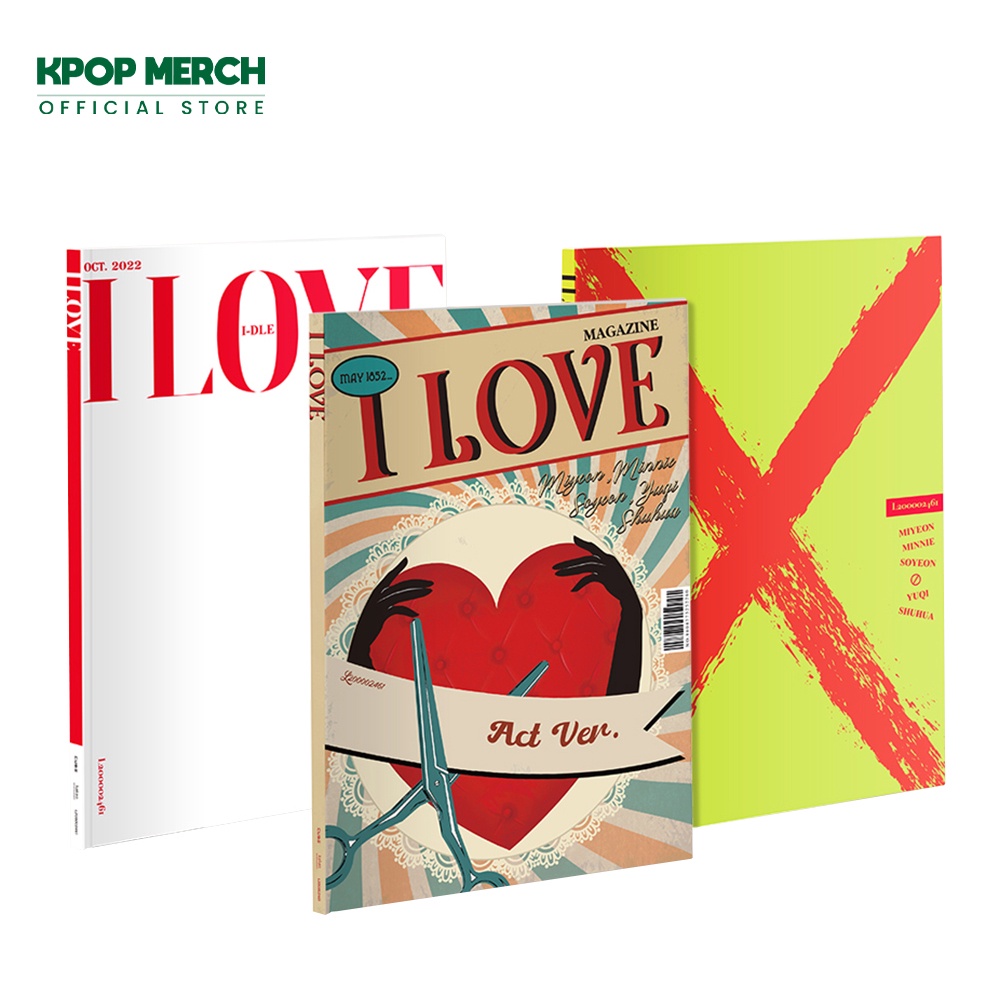 (G)I-DLE - 5th Mini Album [ I Love ]_Photobook version | Shopee Brasil