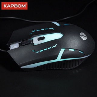 Mouse Gamer Usb Com Led RGB DPI Ajustável Com Fio KA-609 KAPBOM ORIGINAL | Shopee Brasil