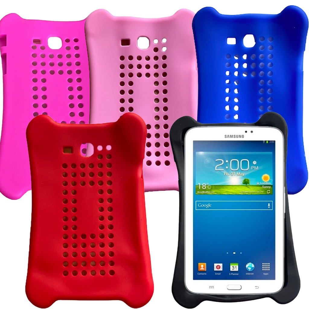 Capa Silicone para Tablet Samsung Galaxy Tab3 T110 T111 T113 T116 ...