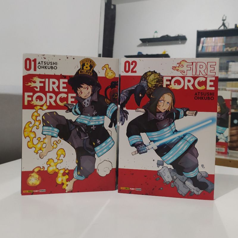 Fire Force Vol 1 e 2 | Shopee Brasil