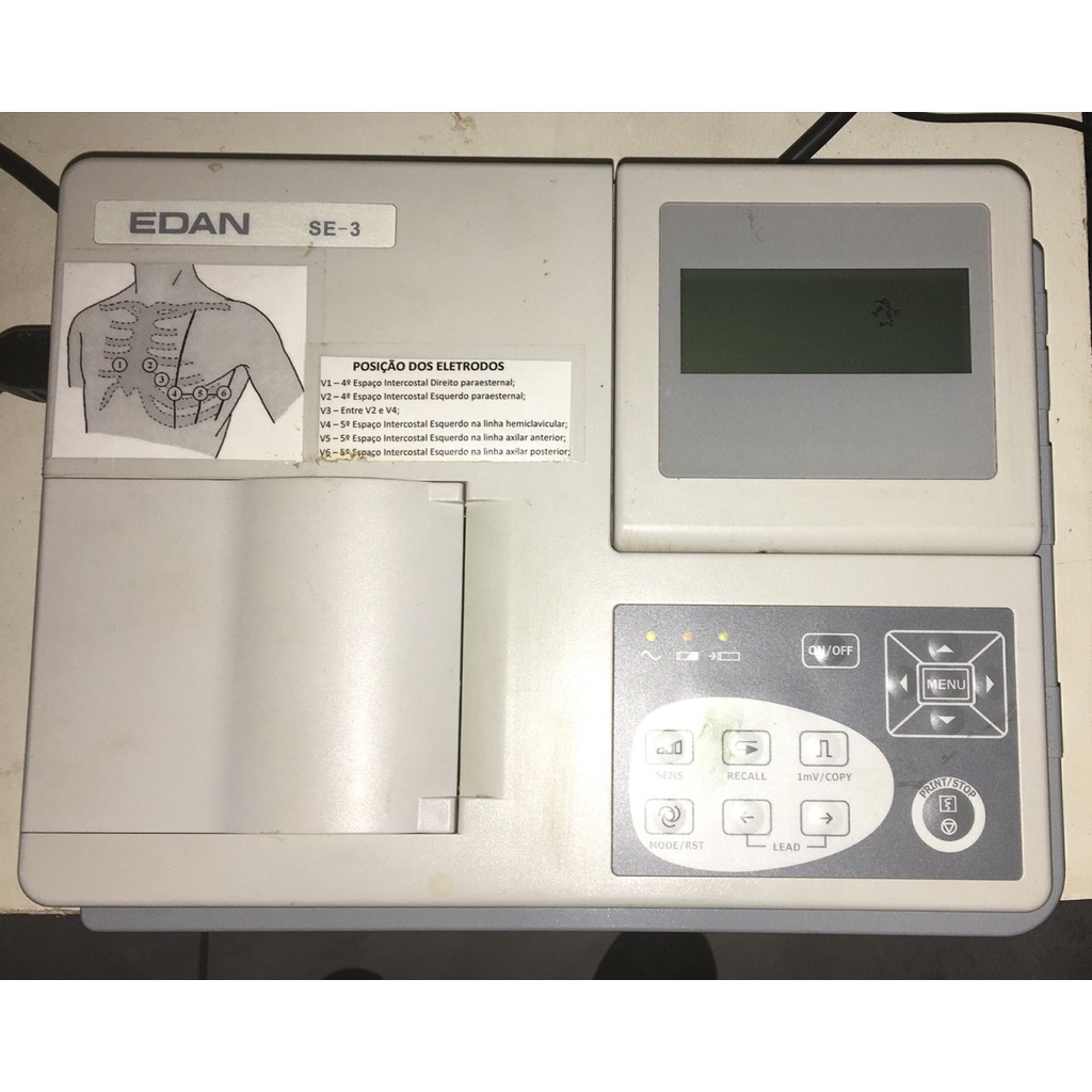 Eletrocardiógrafo Edan Se3 | Shopee Brasil