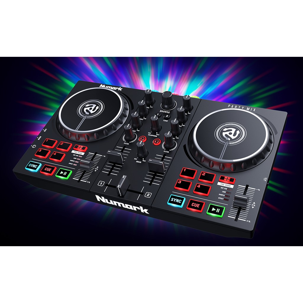 Controladora DJ Numark Party Mix MK2, Controlador de DJ com show de ...