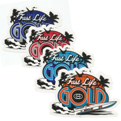 Adesivo Gold Fast Life Assorted 8,5 x 11,5 cm Sticker - Skateshop ...