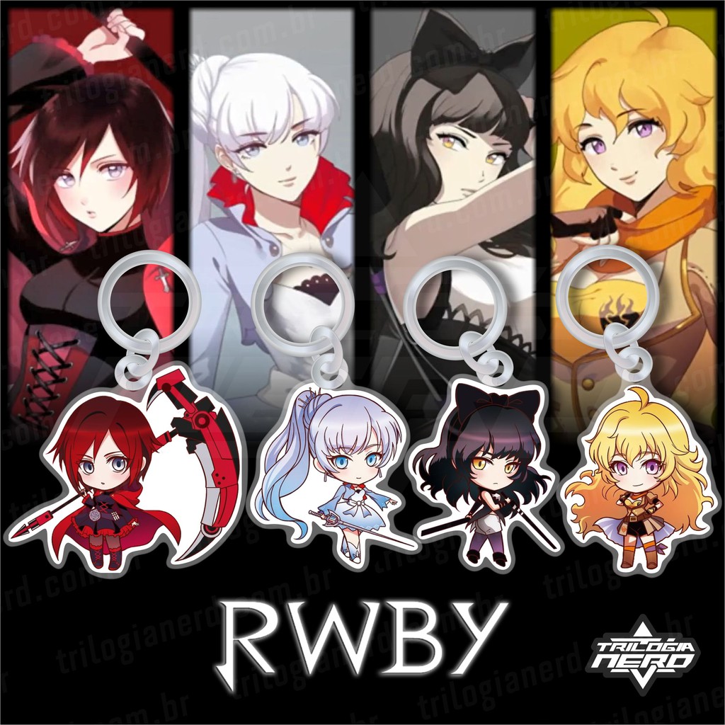 Chaveiros RWBY - RWBY Keychain | Shopee Brasil