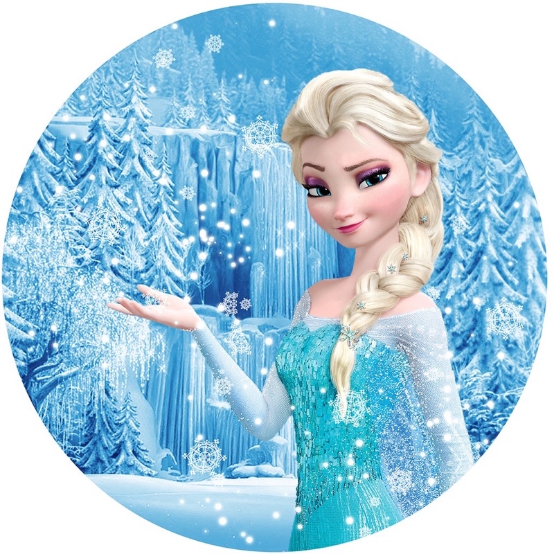 Painel em MDF 50x50 Redondo Personalizado: Festas , Aniversários Frozen ...